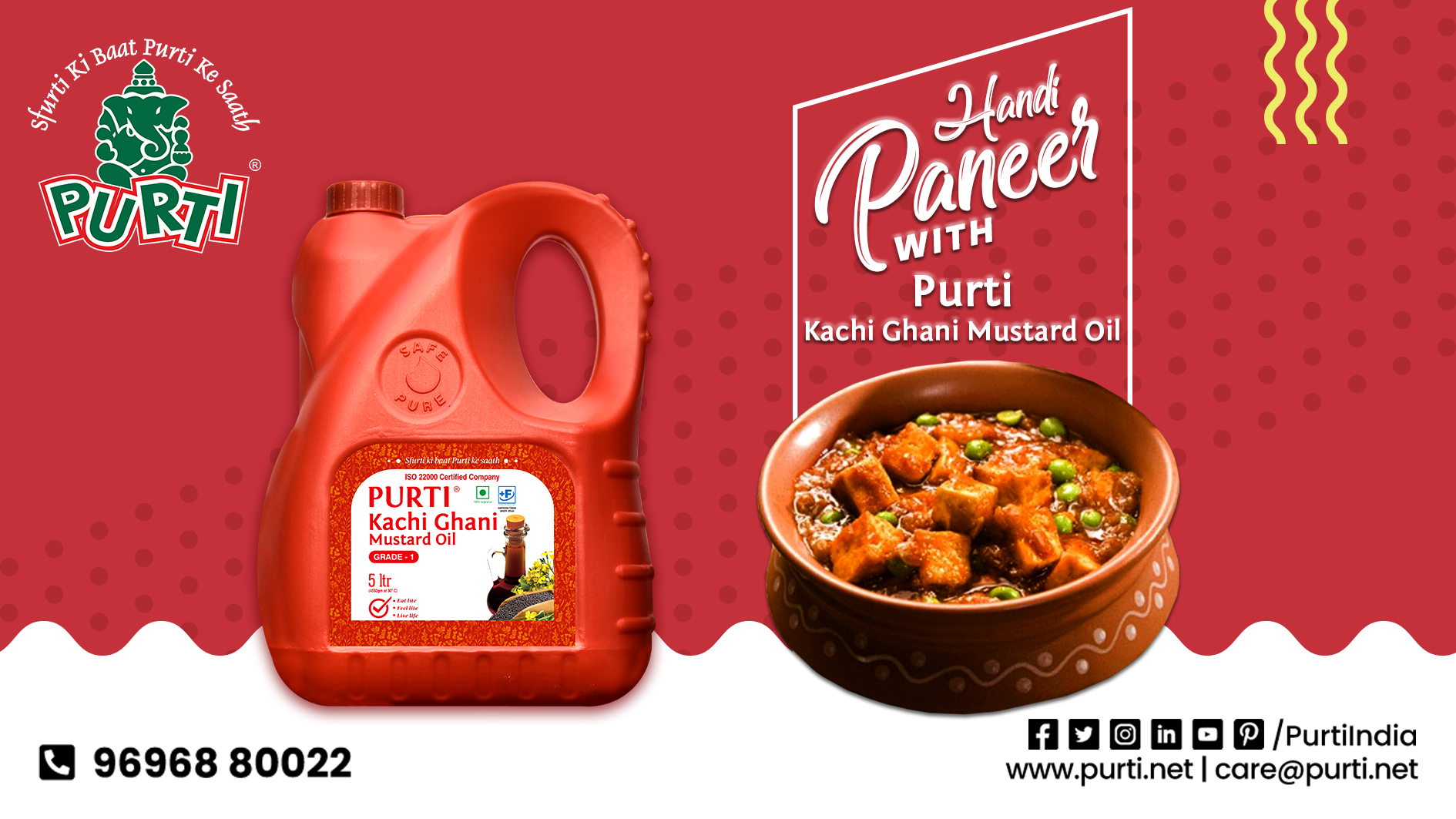 Delicious Handi Paneer Recipe | Purti