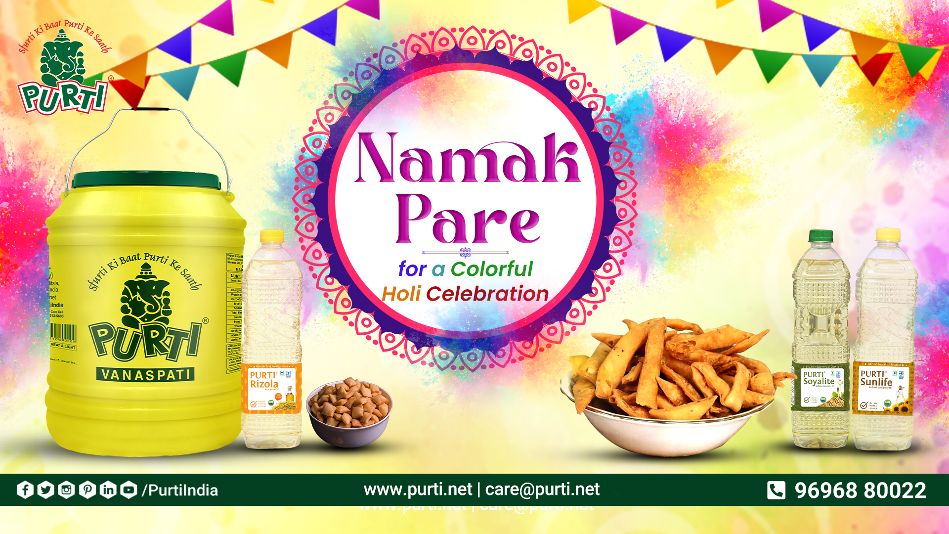 Namak Pare (Nimki) Recipe for a Colorful Holi Celebration | Purti